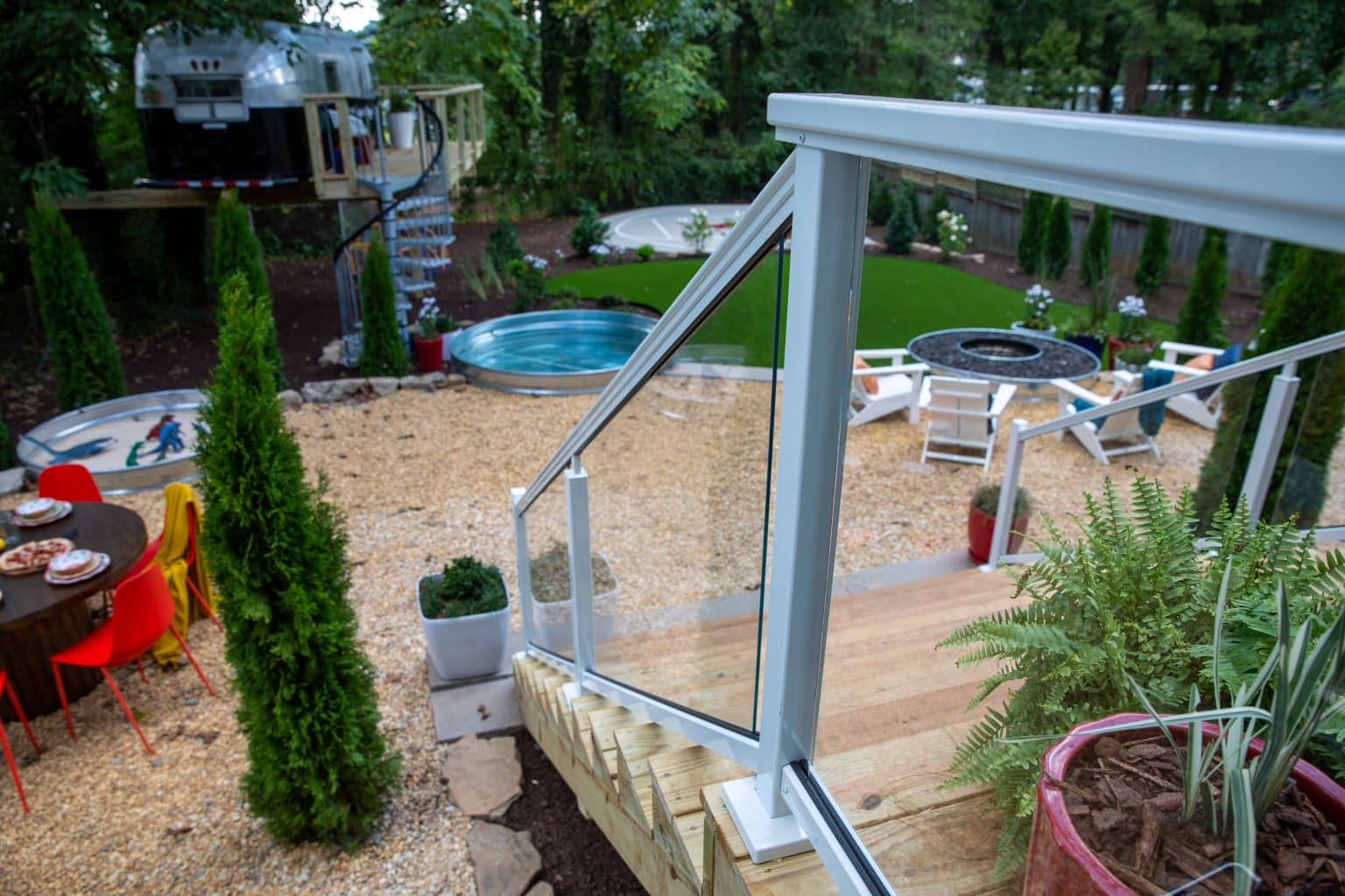 Chip Wade shows Dream Family Backyard - DesignRail® porch plus ...