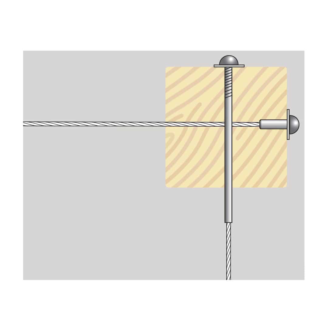 Cable Railing System for Metal Decks, Stairs & Frames