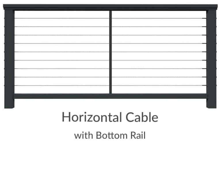 Horizontal Metal Cable Wire Railing System | DesignRail® by Feeney