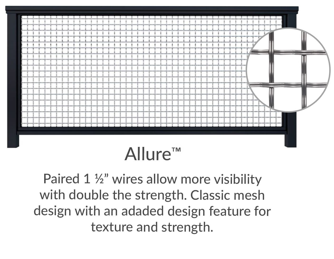 Stainless Steel Wire Mesh Railing Infill Panels | DesignRail® by Feeney