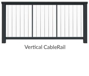 Vertical Metal Cable Railing System | DesignRail® by Feeney